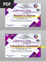 DepEd Certificate and Diploma Templates | PDF | Educational Stages ...