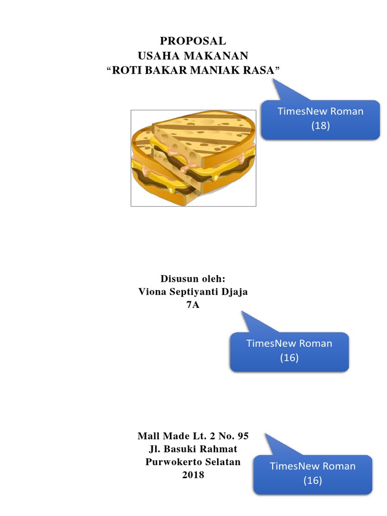 Proposal Usaha 7a1 | PDF