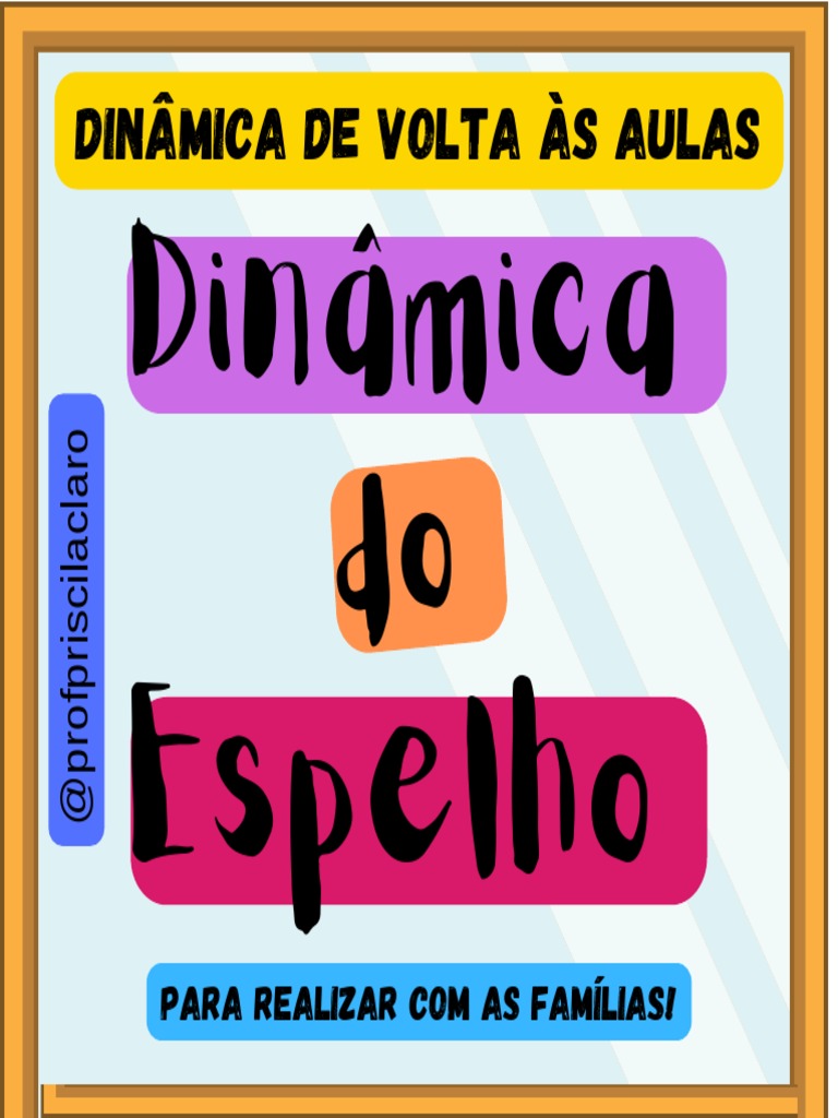 Dinâmica Do Espelho para Pais! | PDF | Família | Dinâmica (Mecânica)