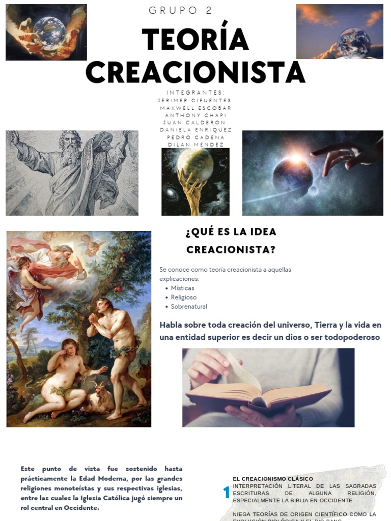 Teoría Creacionista | PDF | Creacionismo | Evolución