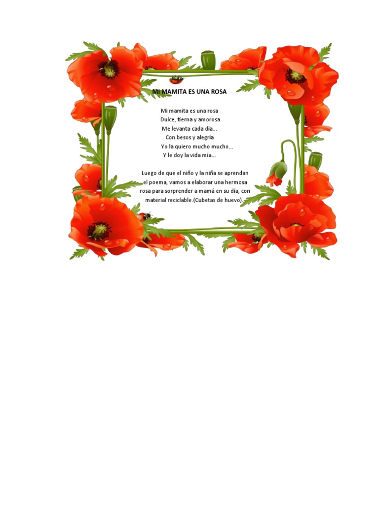 Mi Mamita Es Una Rosa Pdf
