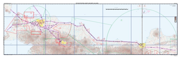 VFR Corridor Jakarta and Northern Java Area Amdt 120 08 Sep 22 | PDF