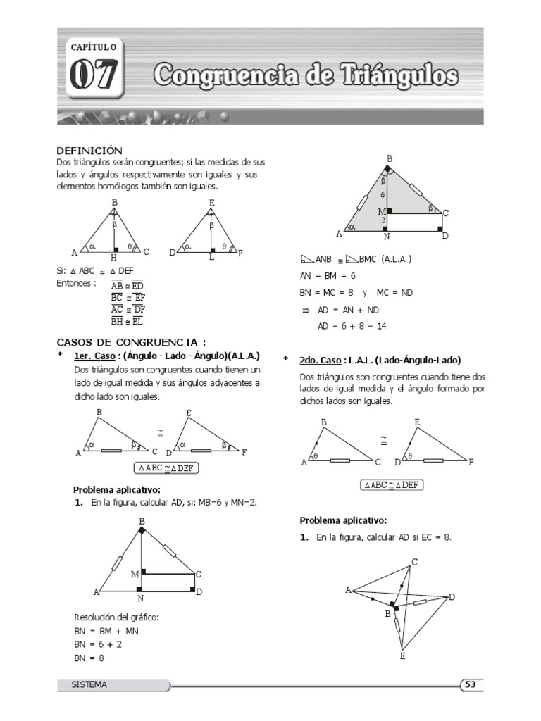 Geometria 3 - 3ro | PDF | Triángulo | Geometría