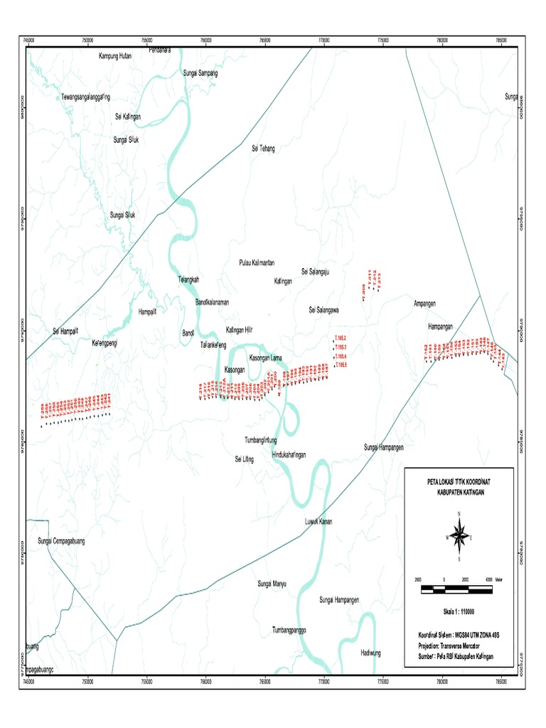Peta Titik Koordinat | PDF