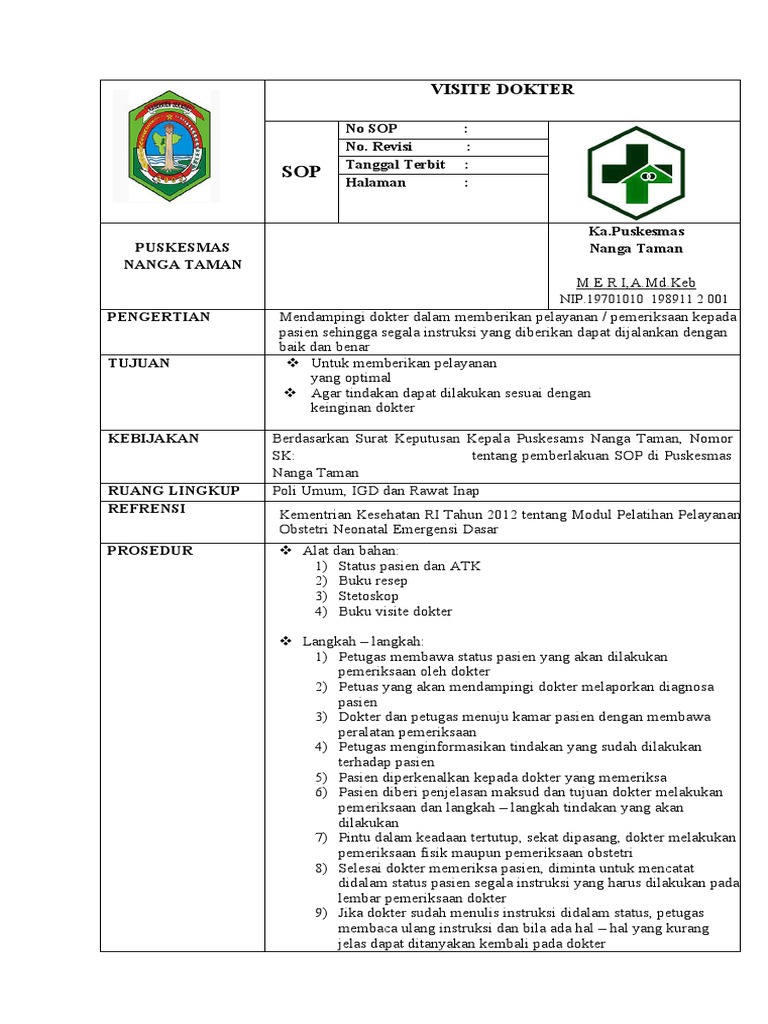 Ri12 - Visite Dokter | PDF