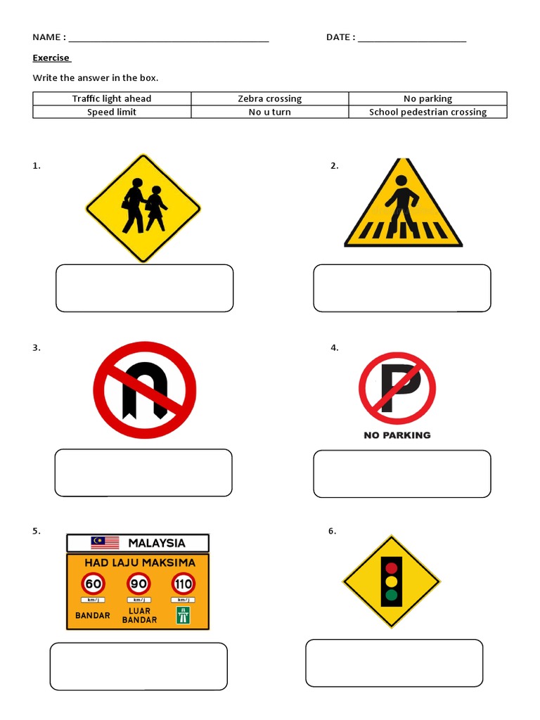 English Road Sign | PDF