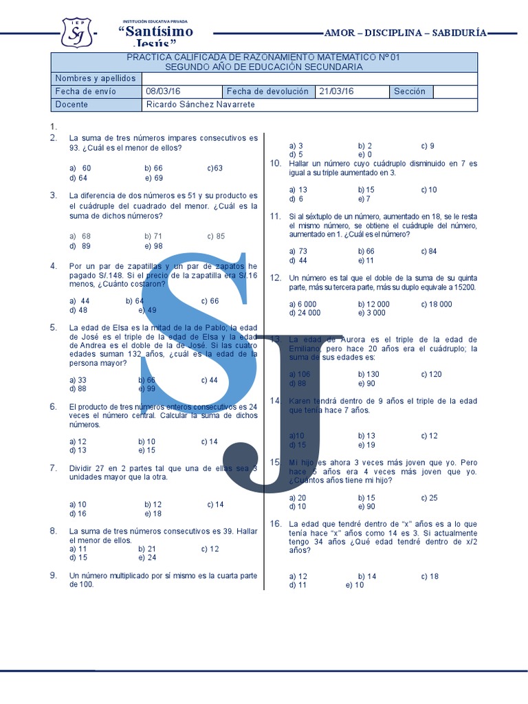Practica RM Segundo | PDF