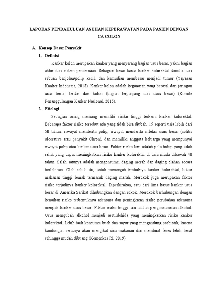 LP CA Colon Fixs | PDF | Pengembangan Diri