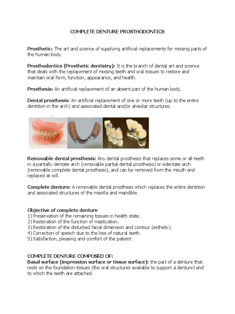 Complete Denture Prosthodontics PRELIM | PDF | Dentures | Lip