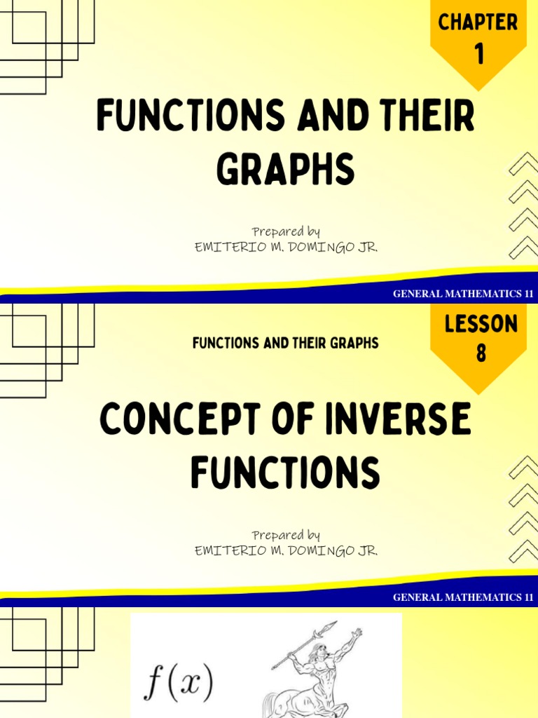 01-GENMATH CHAP1 LESSON 8 Inverse Functions | PDF | Function ...