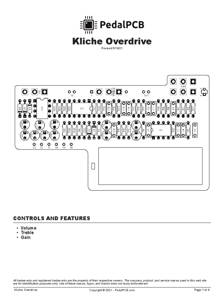 Kliche PedalPCB | PDF | Electronics | Electrical Engineering