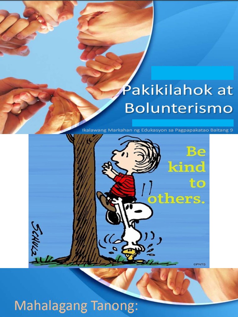 Esp9 q2 Modyul 8 Pakikilahok at Bolunterismo | PDF