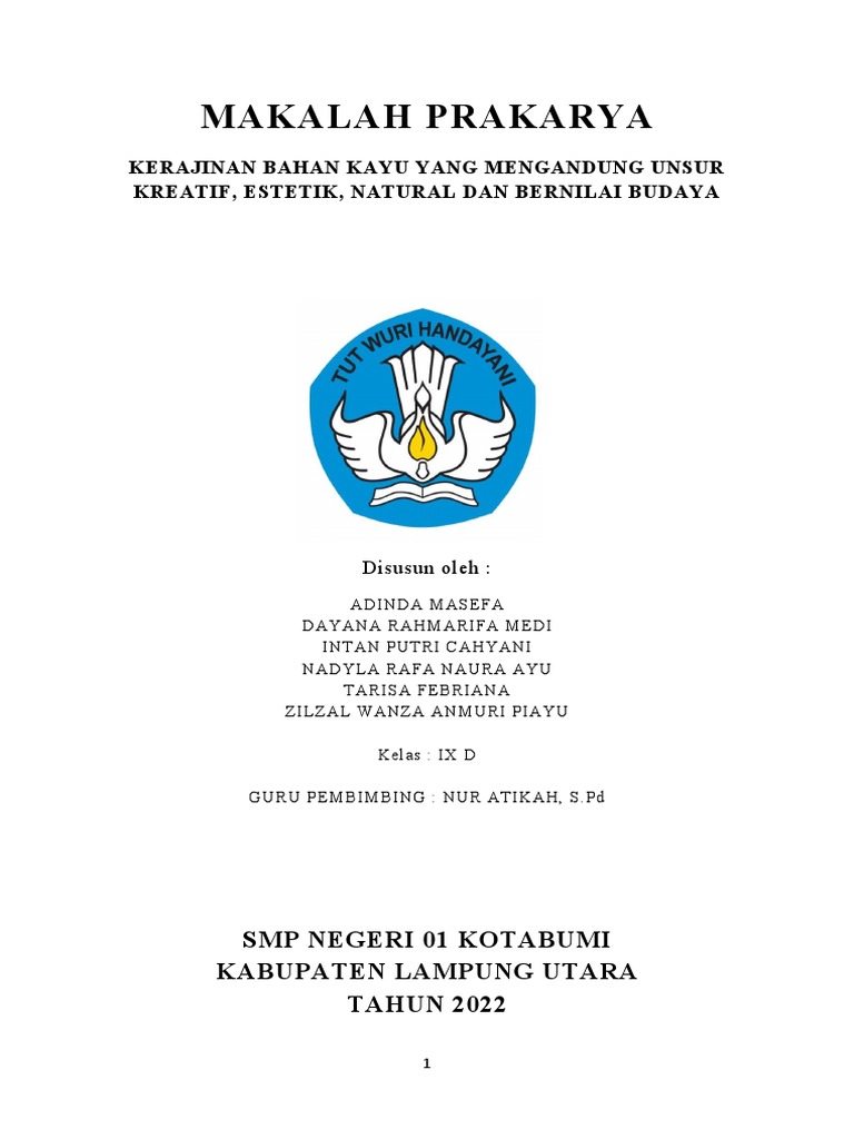 Makalah Prakarya | PDF