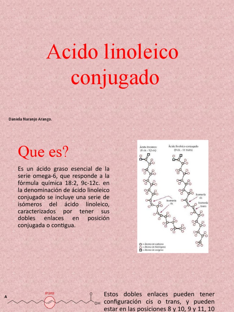 Acido linoleico conjugado | PDF | Lípido | Ácido graso