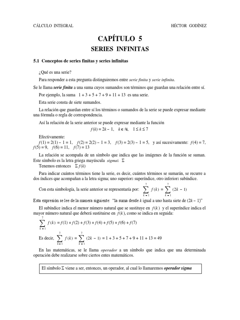 Series Infinitas y Geométricas | PDF | Series (Matemáticas) | Aritmética
