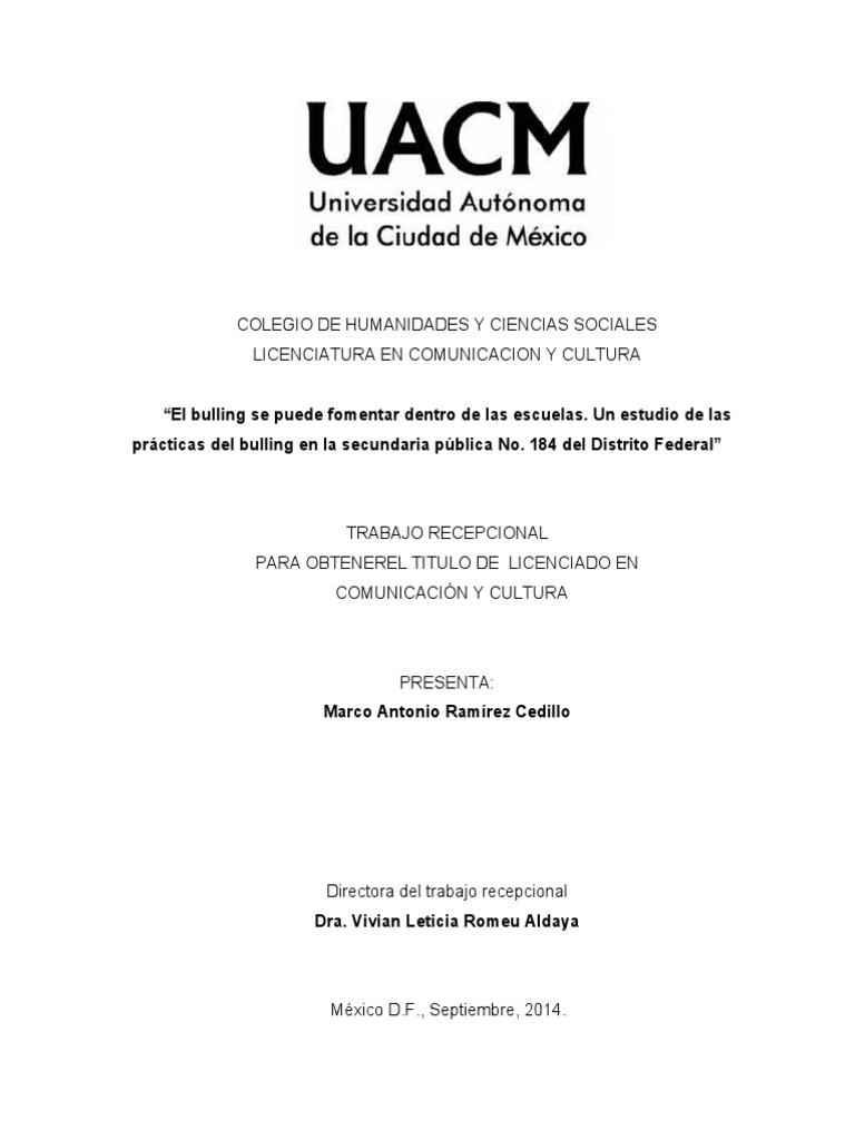 Marco Antonio Ramirez Cedillo | PDF