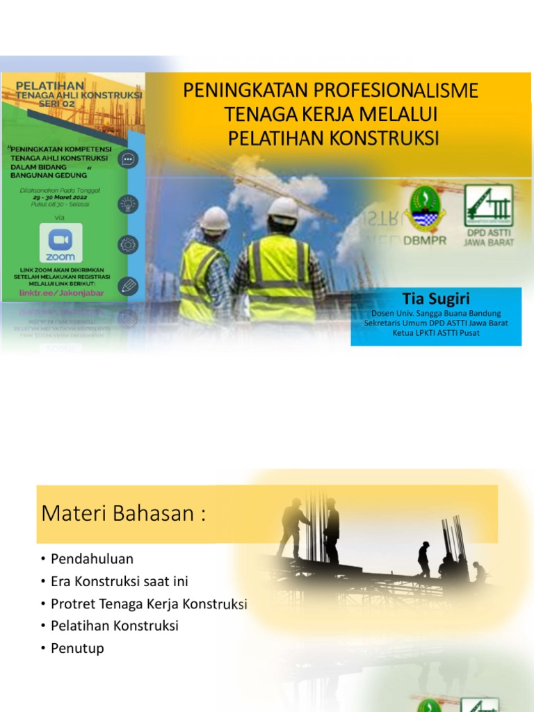 Pelatihan Konstruksi Tingkatkan Profesionalisme | PDF