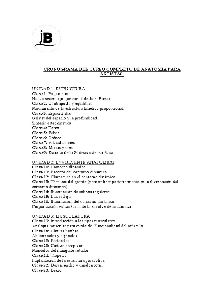 Curso Completo de Anatomia para Artistas | PDF Curso Completo de Anatomia para Artistas | PDF