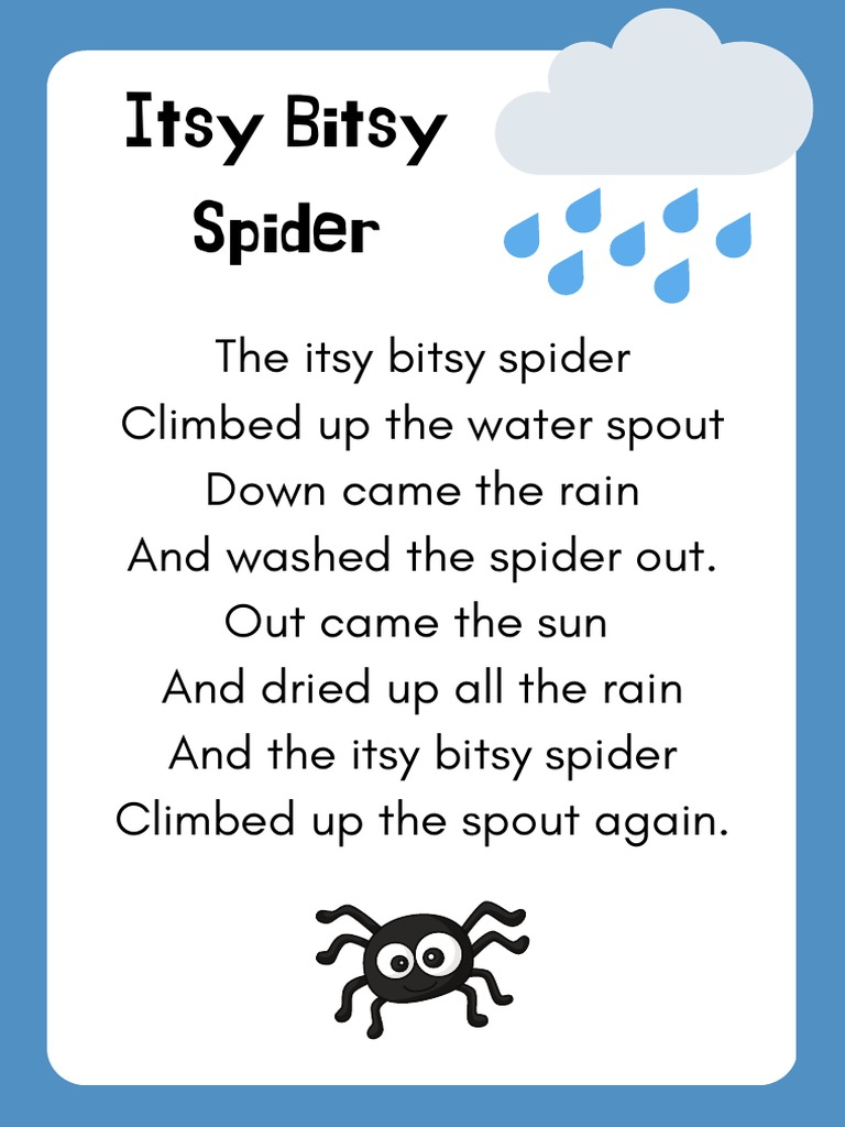 Itsy Bitsy Spider | PDF