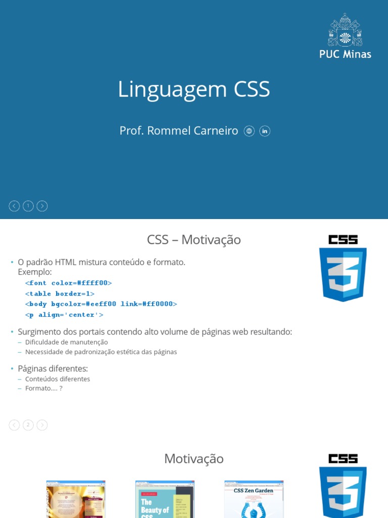 3.1 - Linguagem CSS | PDF | Html | Informática