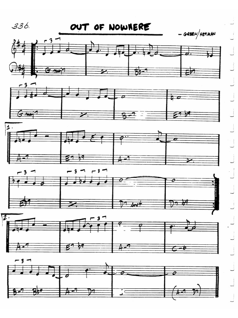 Out of Nowhere | PDF