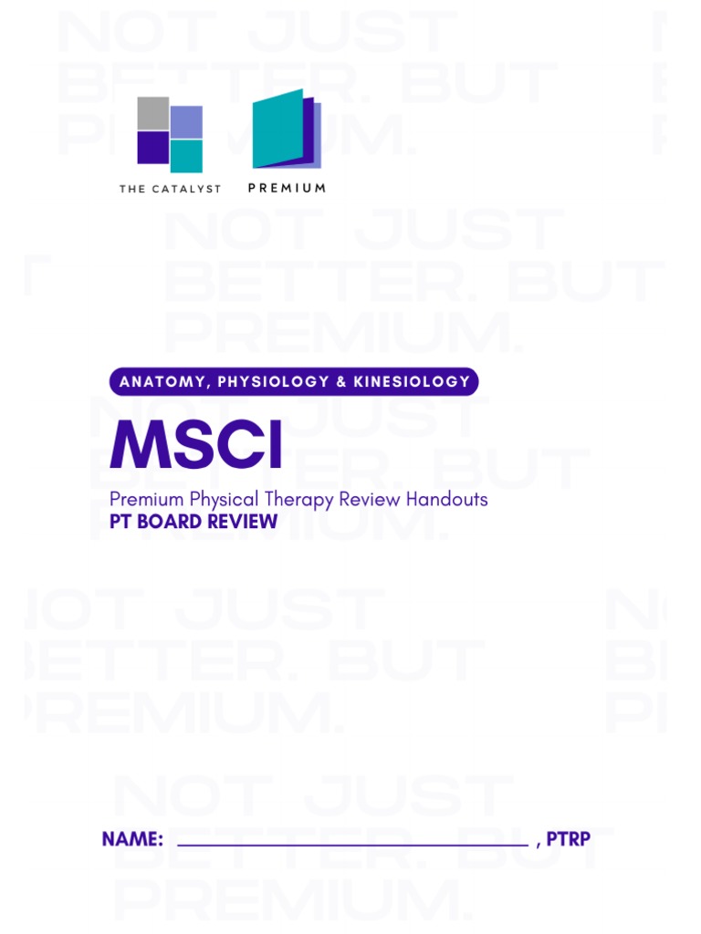 7 MSCI Module | PDF | Pain | Anatomical Terms Of Motion