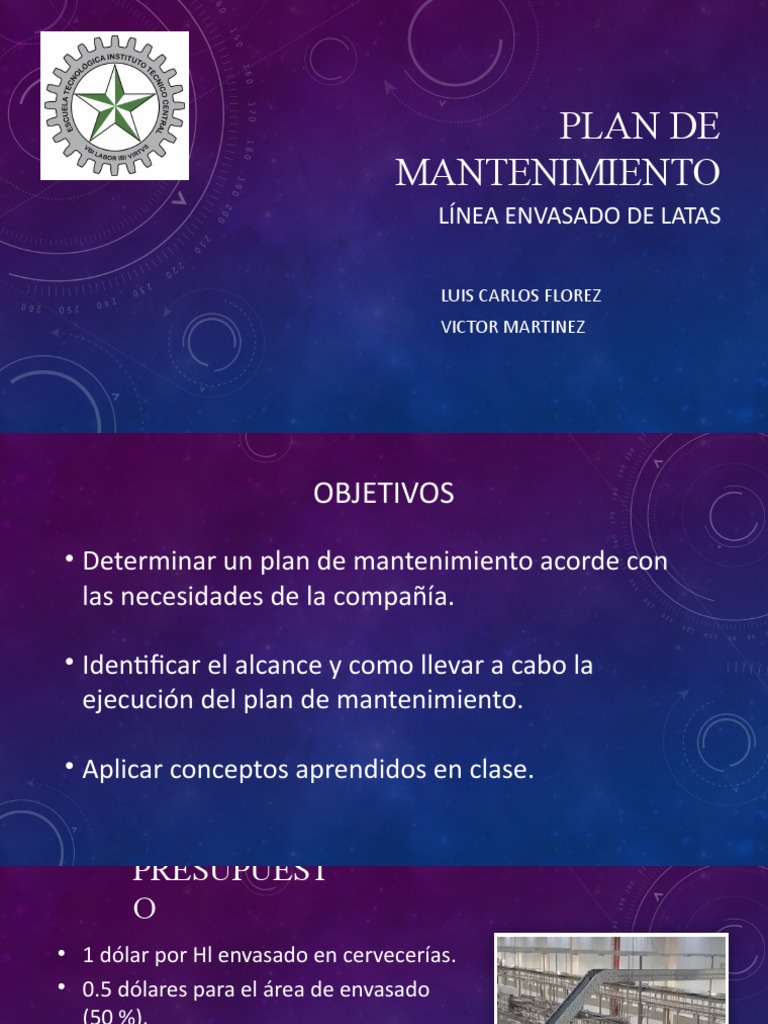 Plan de Mantenimiento | PDF