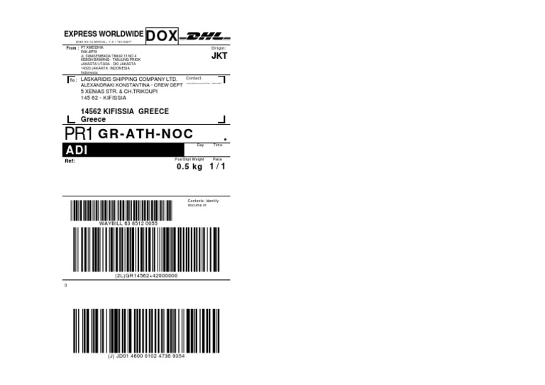 TransportLabel 6385120055 | PDF