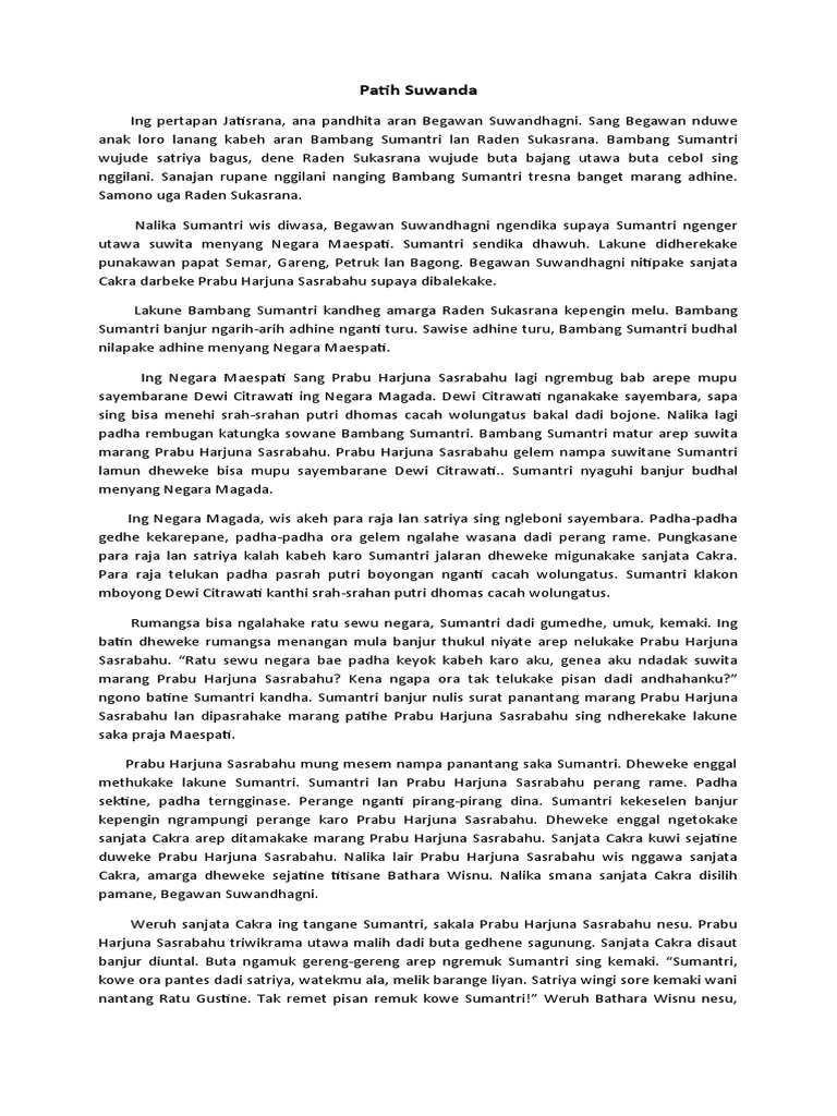 Patih Suwanda-WPS Office | PDF