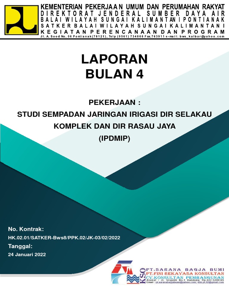 Cover Laporan Bulan 3 Dan Sekat | PDF