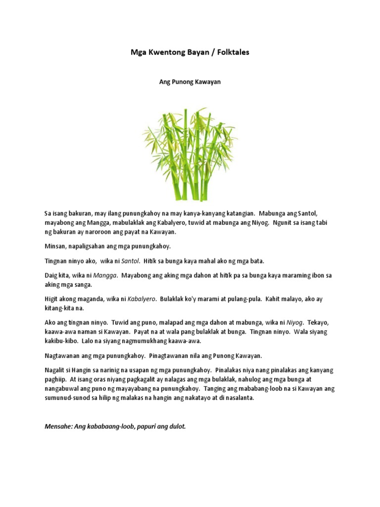 Mga Kwentong Bayan | PDF