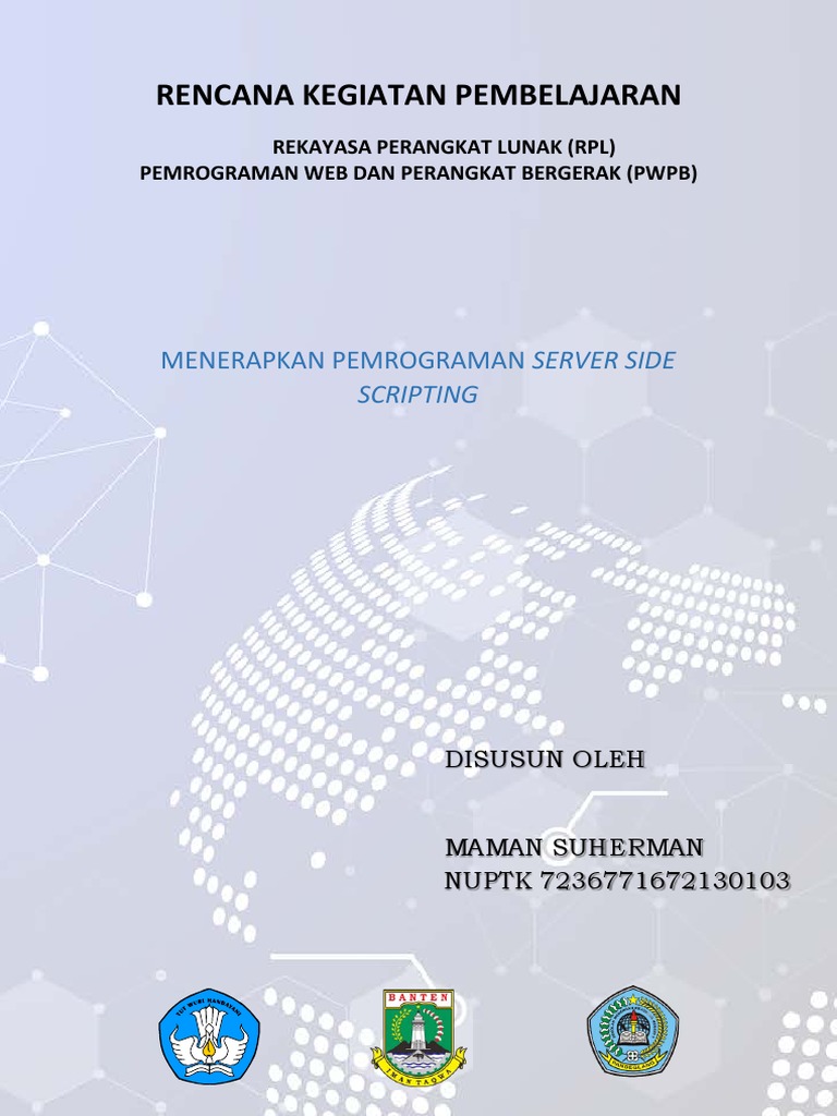 Rancangan Pembelajaran Server Side Scripting | PDF