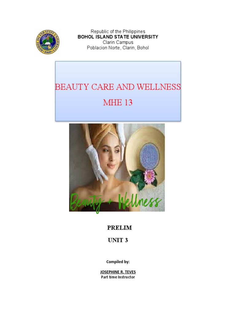 Beauty Care and Wellness Unit 3 | PDF | Counseling Psychology ...