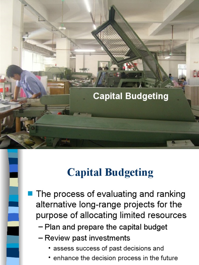 8-Capital Budgeting | PDF | Net Present Value | Capital Budgeting