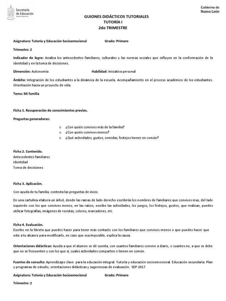 GDT 1°g 2T | PDF | Evaluación | Cognición