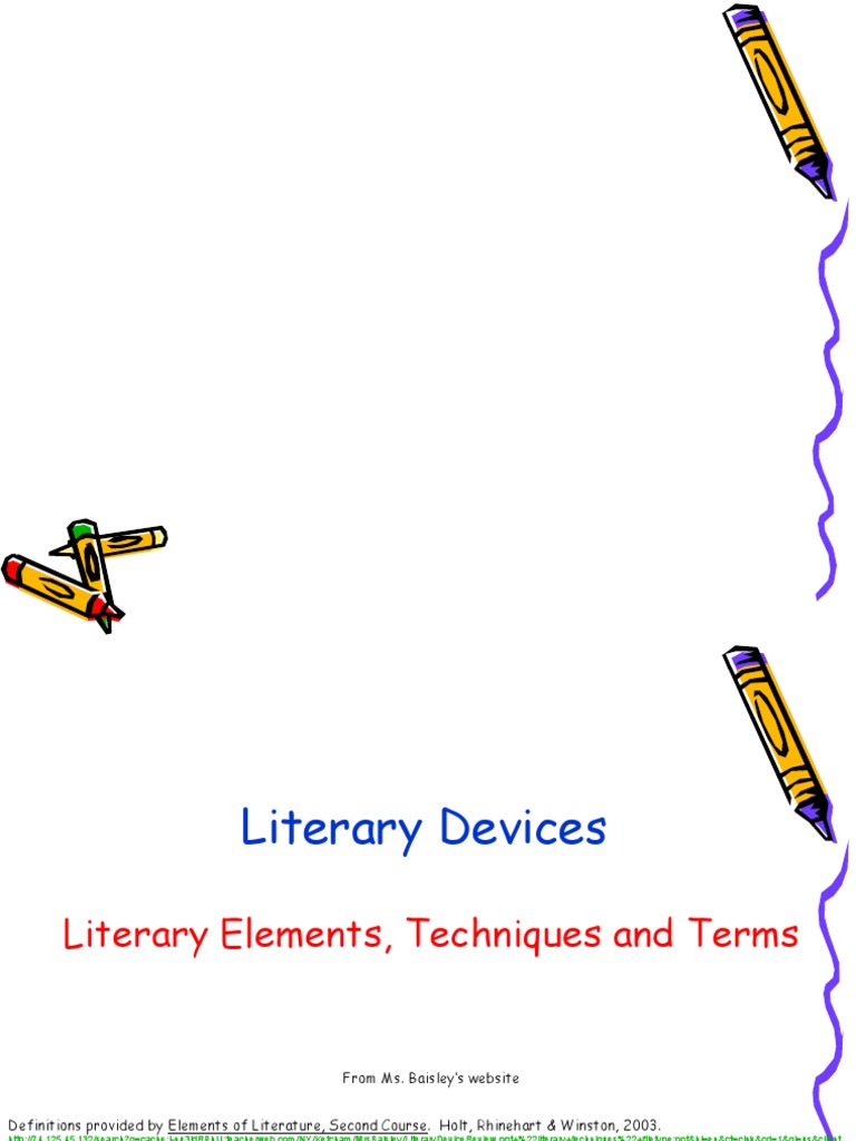 Literary Device Review | PDF | Narration | Plot (Narrative)