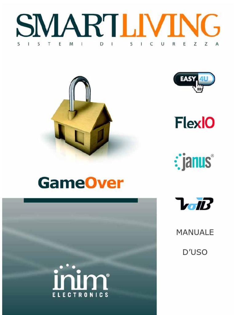 INIM - MANUALE D'USO Centrale Antifurto