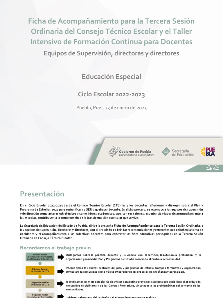 Ficha de Acompañamiento - Tercera Sesión de CTE - BaseOficial - Final | PDF | Método de ...