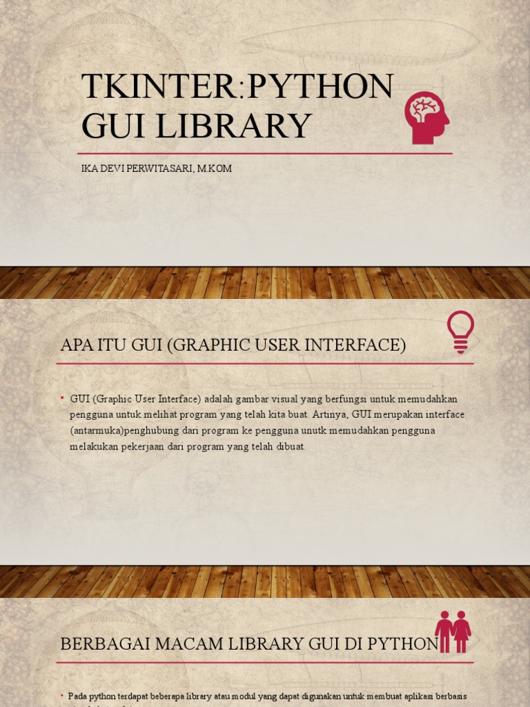 Modul Praktikum 2 - Tkinter-Library GUI python | PDF