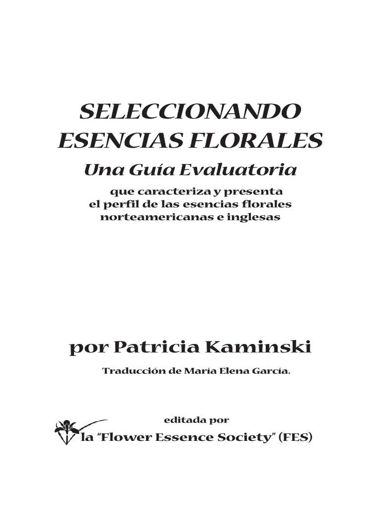 PDF S Elecci On An Do Esencia S Flora Les - Compress | PDF | Las emociones | Experiencia