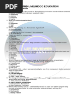 Sample Tle Exam - Set B | PDF | Foods | Housekeeping