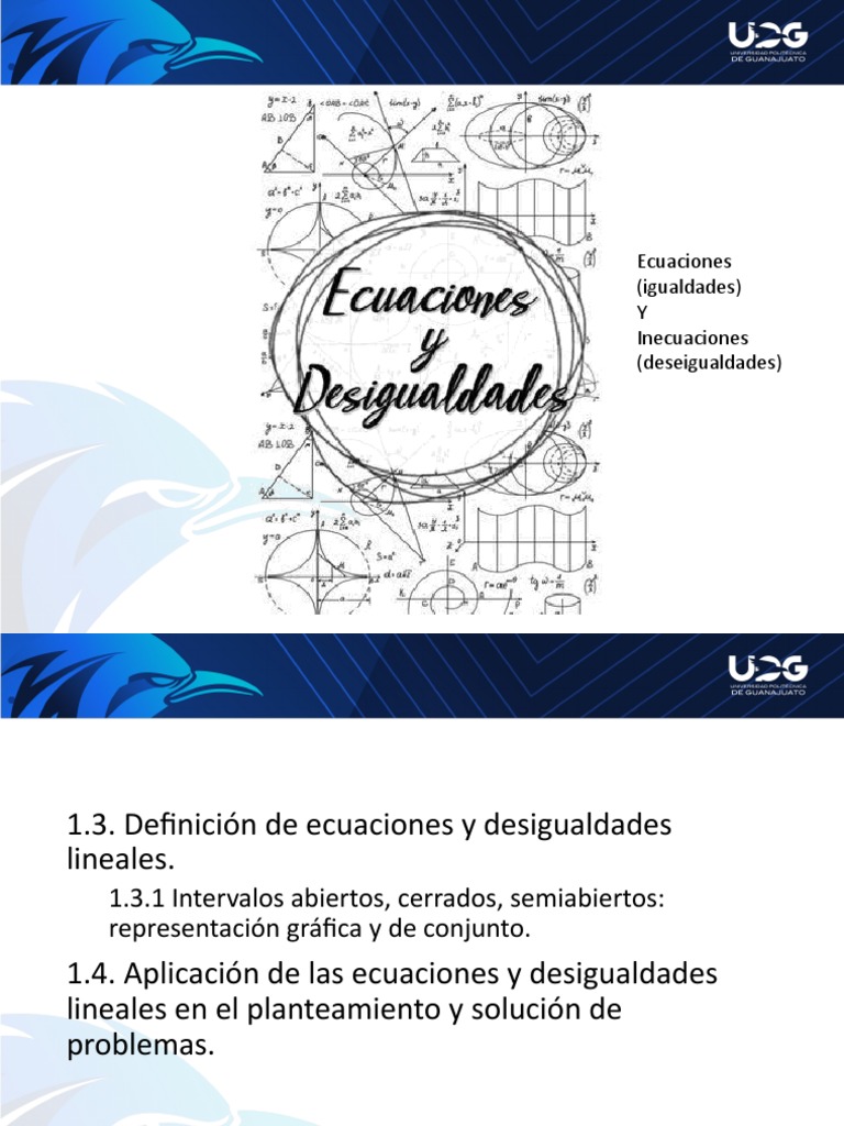Unidad 1 Ecuaciones e Inecuaciones Lineales | PDF | Ecuaciones ...