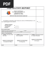 Liquidation Report Example 1 | PDF | Per Diem | Services (Economics)