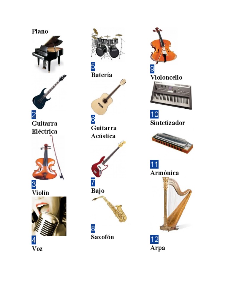 Intrumentos y Bombas | PDF | Instrumentos musicales
