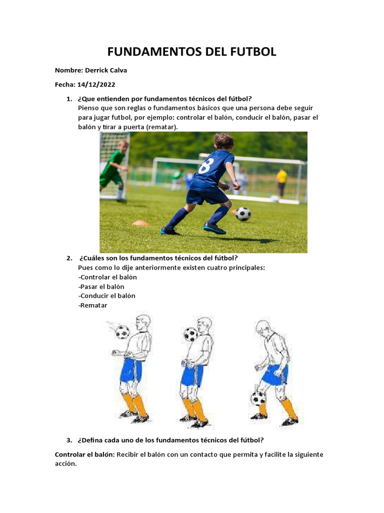 Fundamentos Del Futbol | PDF