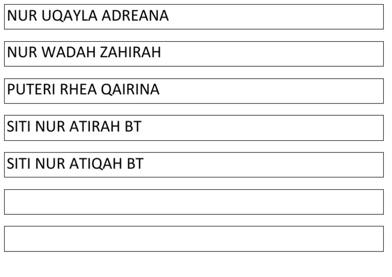 Label Meja Murid | PDF