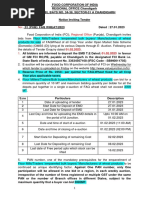 FCI E-Auction Guidelines | PDF | Auction