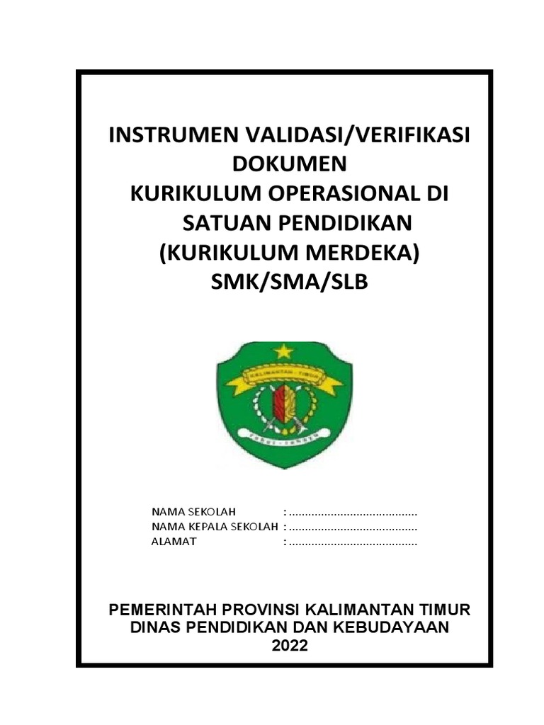 KOSP SMK SMK SLB 2022-2023 Rev | PDF