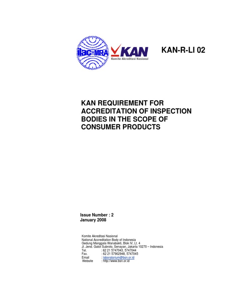 RLI 02 - KAN Requirement For Consumer Products (EN) | PDF | Business ...