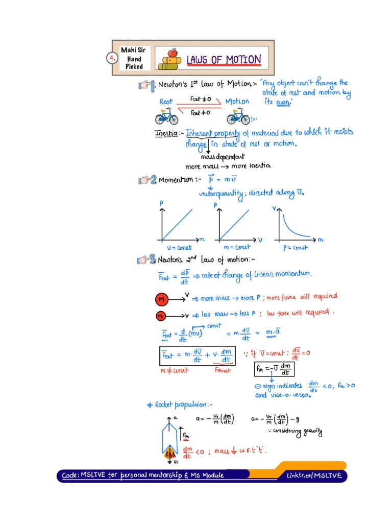 04 - Newton's Laws of Motion | PDF | Mechanics | Physics